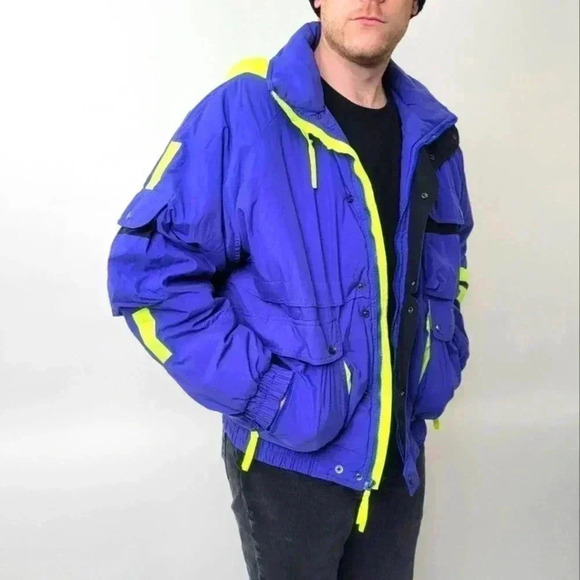 Vintage | Jackets & Coats | Vintage 9s Steeper Slopes Ski Snowboarding ...